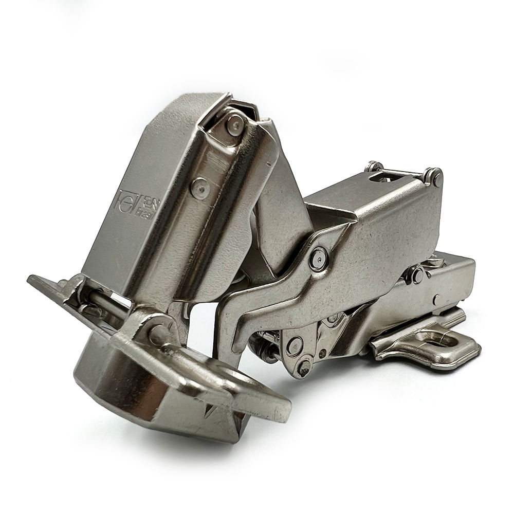 DOBRADICA ROBO CLICK COM AMORTECEDOR RETA 35MM / 165º - madmais